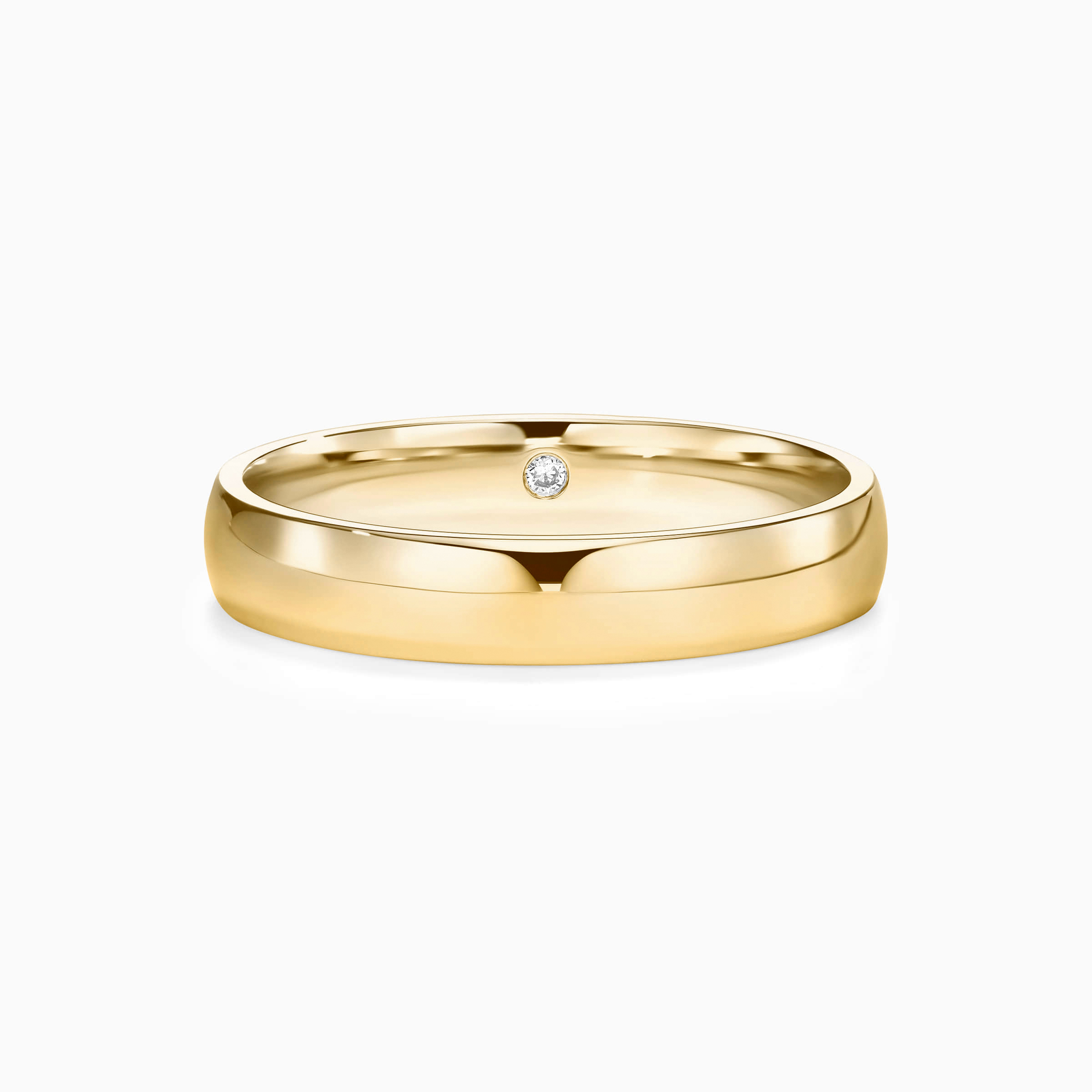 Ring with diamond inside band store