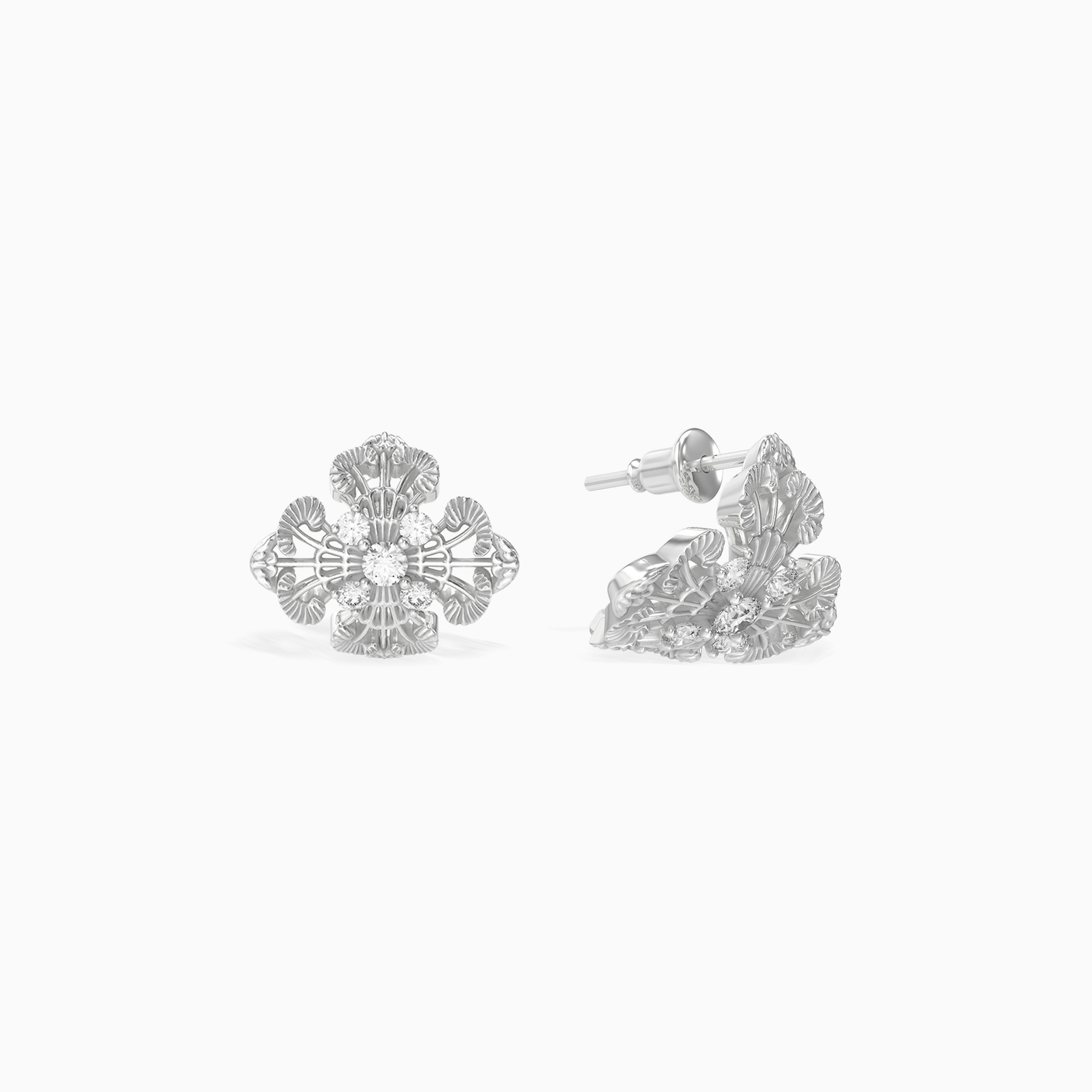 Blossoming Love Everlasting Stud Earrings